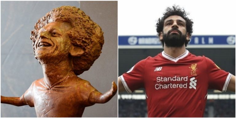 Los memes estallaron con la extraña escultura de Mohamed Salah - Canal 1