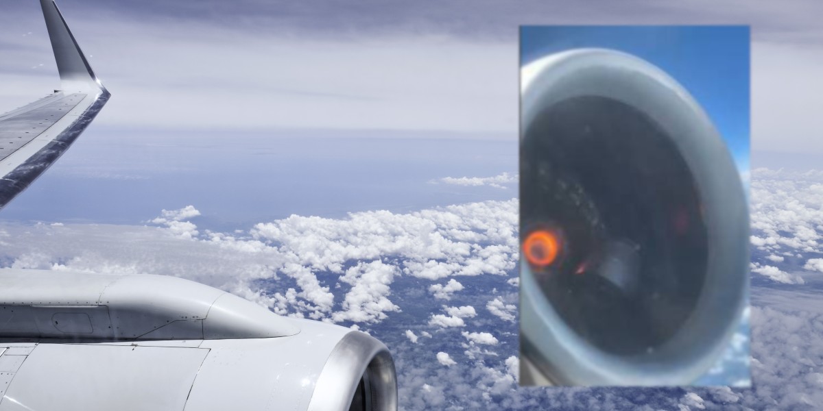 En video: motor de avión prende en llamas y pasajero graba el momento ...